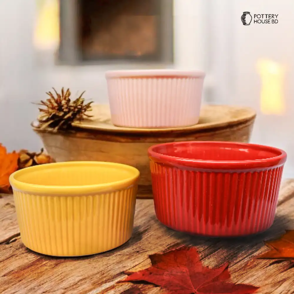 Bowl Set 3 Pcs 20cm | Pottery House BD