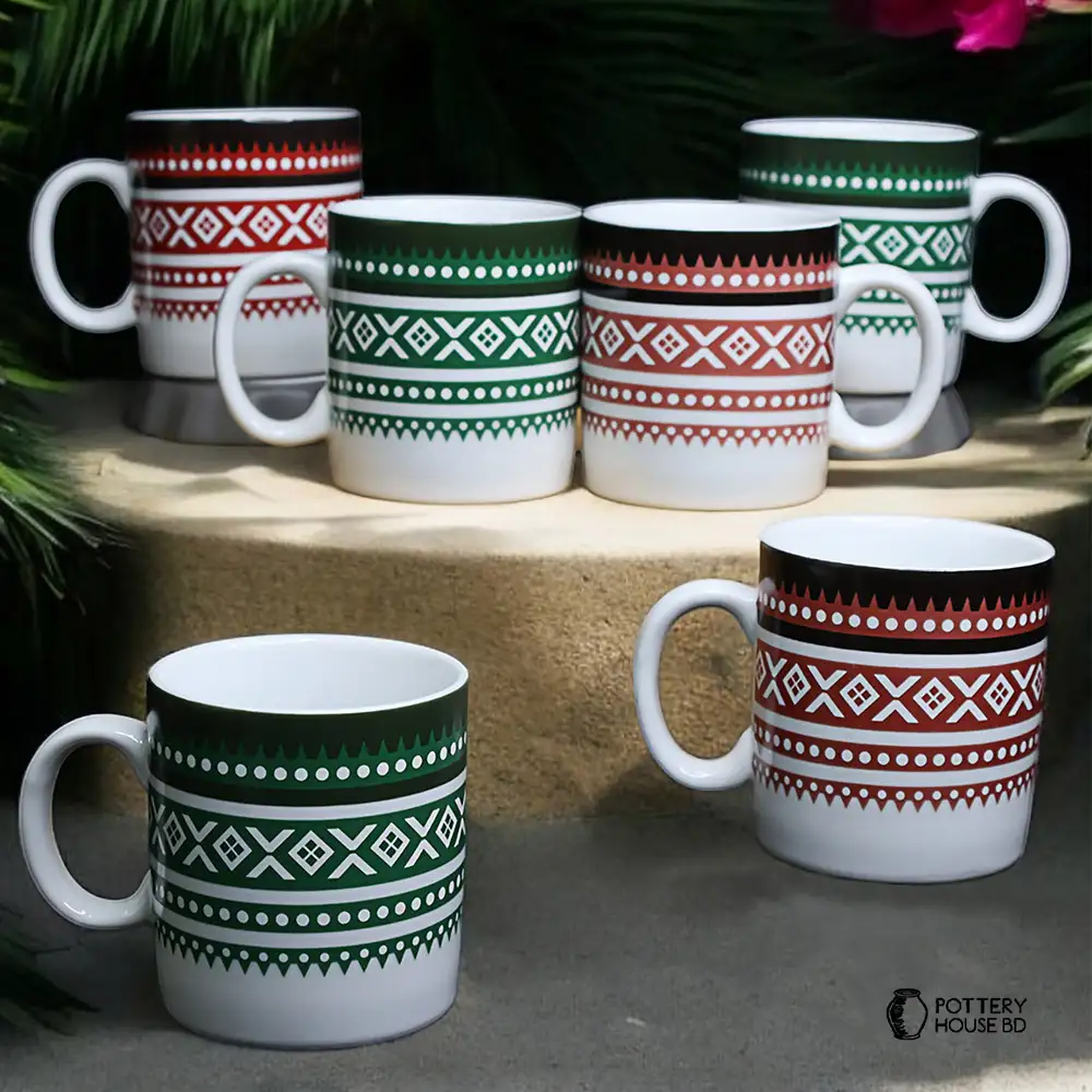 Marius Mug 6 Pcs Set | Pottery House BD