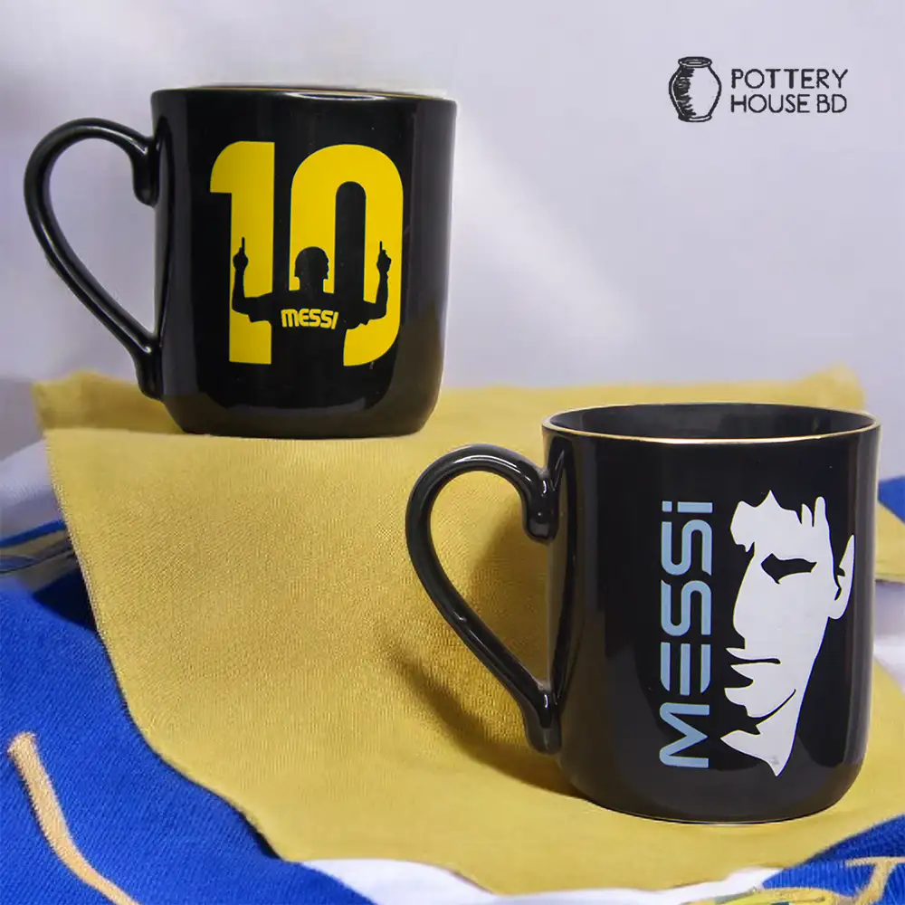 Messi Mug 2 Pcs | Pottery House BD